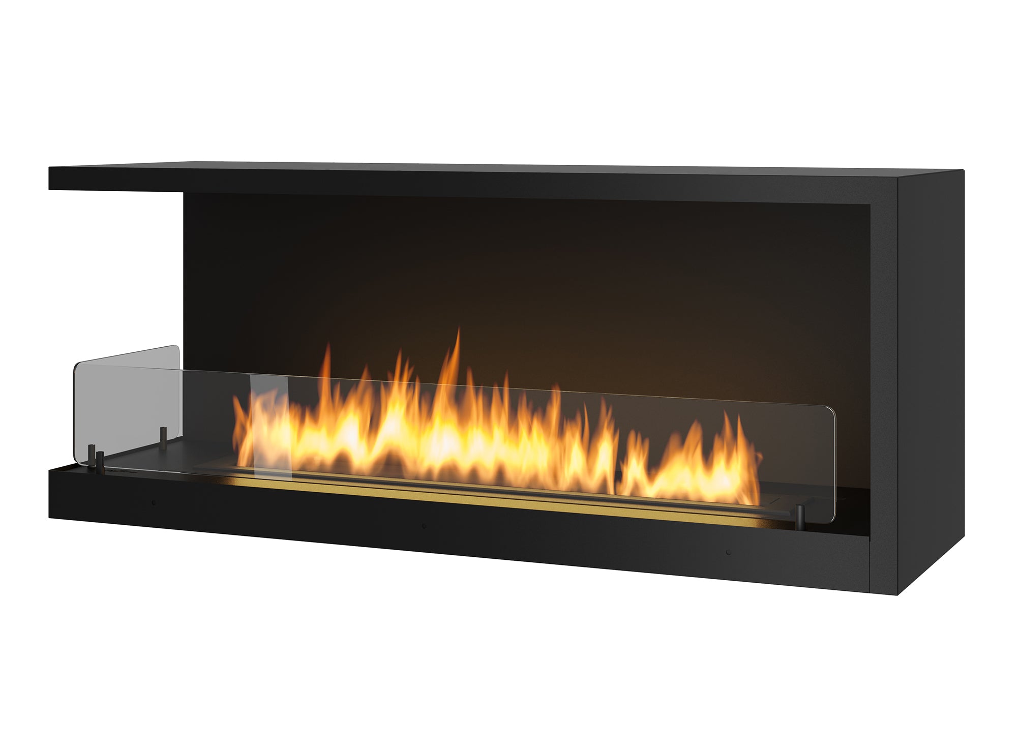 Bioethanol Eck Einbaukamin Links - Inside 110 InFire